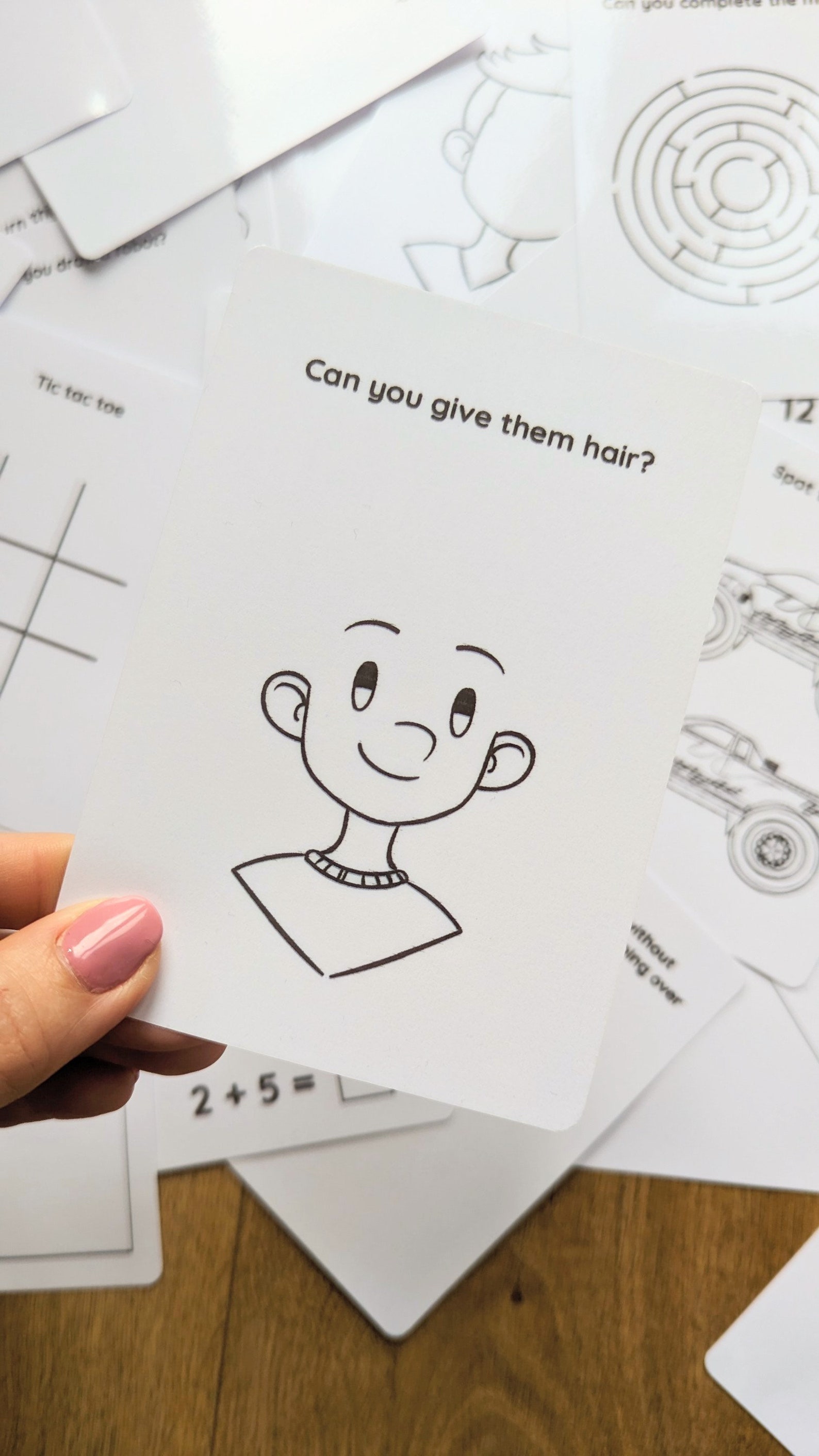 Kids 40 Busy Printable Cards Activities - Instant Digital Download - Etsy
