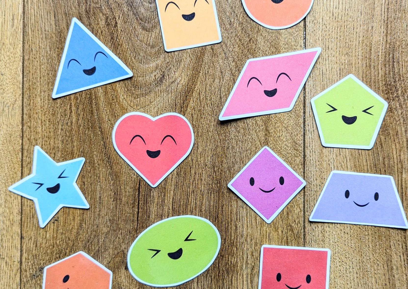 Shape Sort Match Activity Geometry Math Instant Digital Download ...