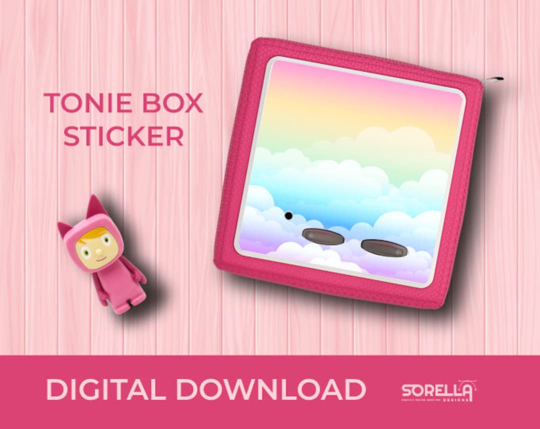 Rainbow Clouds Tonie Box Sticker Decal - Etsy UK