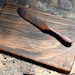 Elegant Cooking Spatula, Black Walnut, Pear, Plum, Walnut Spatula ...