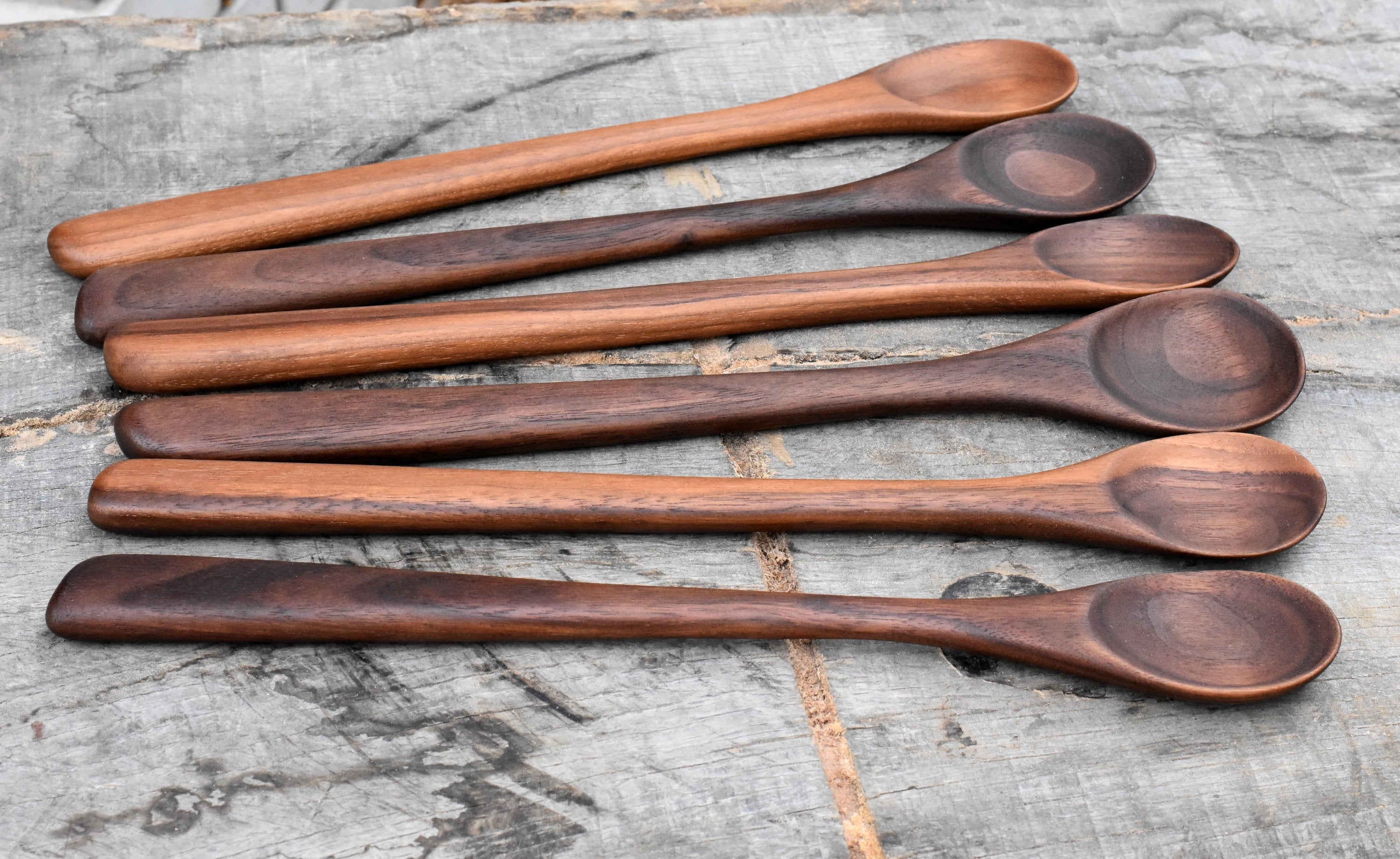 Wooden Cooking Spoon Walnut Wooden Spoon Kitchen Utensil - Etsy