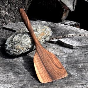 Elegant Cooking Spatula, Black Walnut, Pear, Plum, Walnut Spatula ...