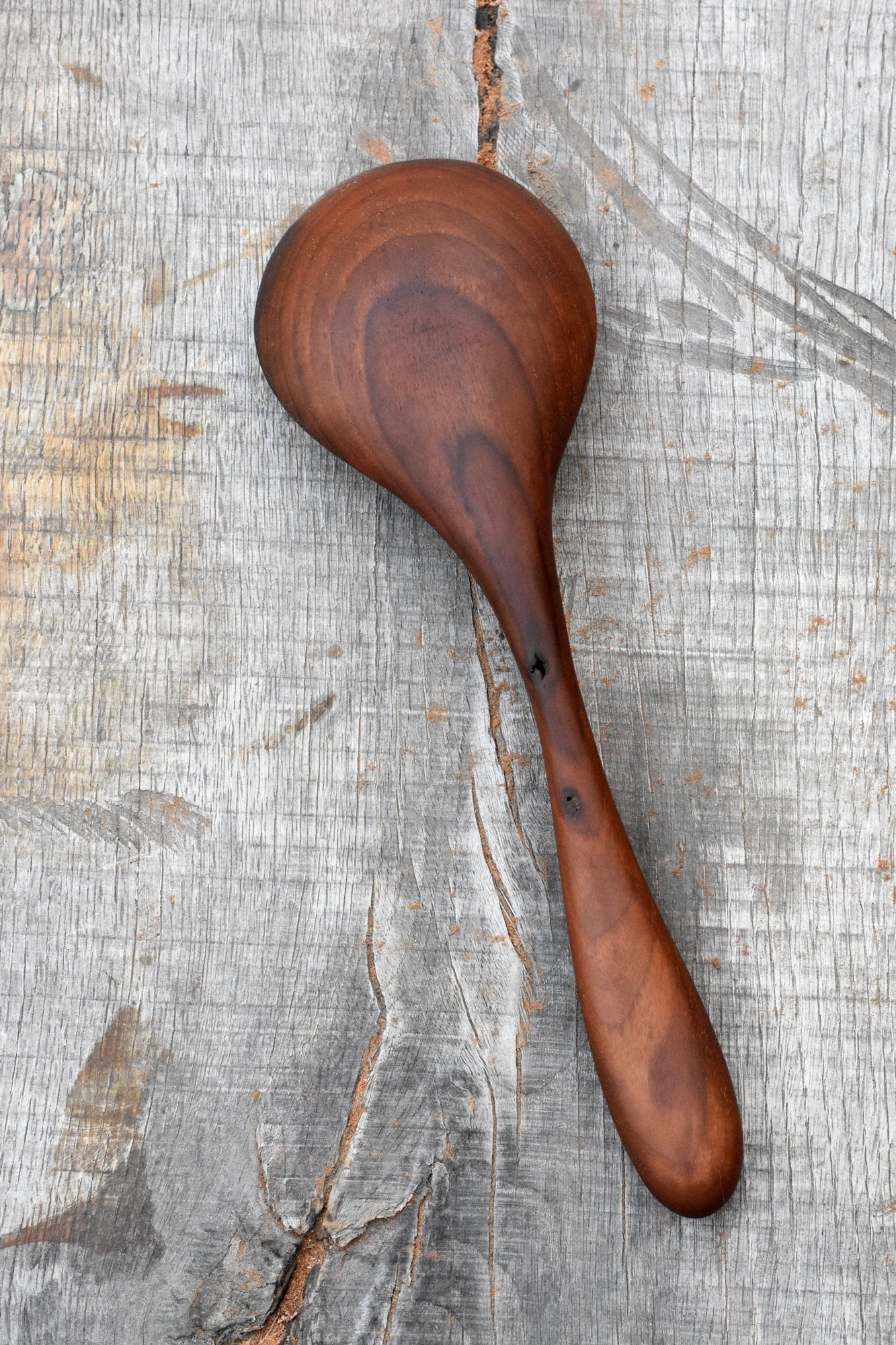 Wooden Serving Spoon / Wooden Laddle / Walnut/ Unique Wooden | Etsy