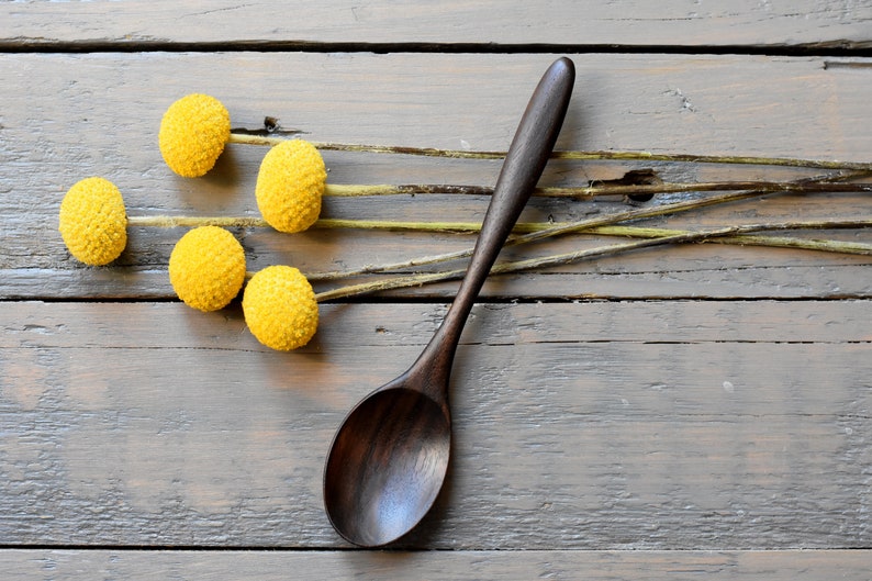 Wooden Spoon Special Edition Unique Spoon Black Walnut - Etsy