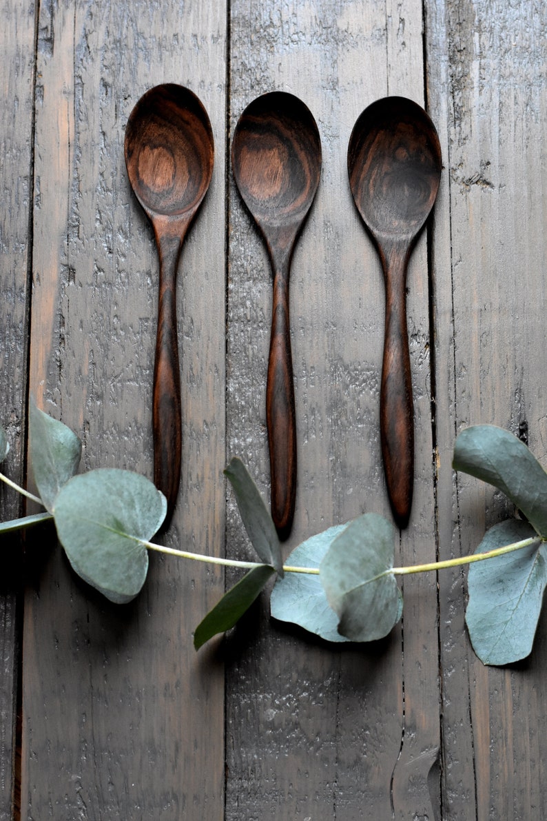Wooden Spoon Special Edition Unique Spoon Black Walnut - Etsy