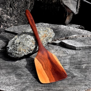 Elegant Cooking Spatula, Black Walnut, Pear, Plum, Walnut Spatula ...