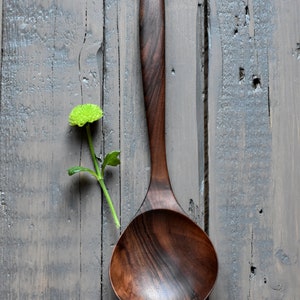 Wooden Ladle Wooden Spoon Handmade Serving Ladle Unique Wooden ...