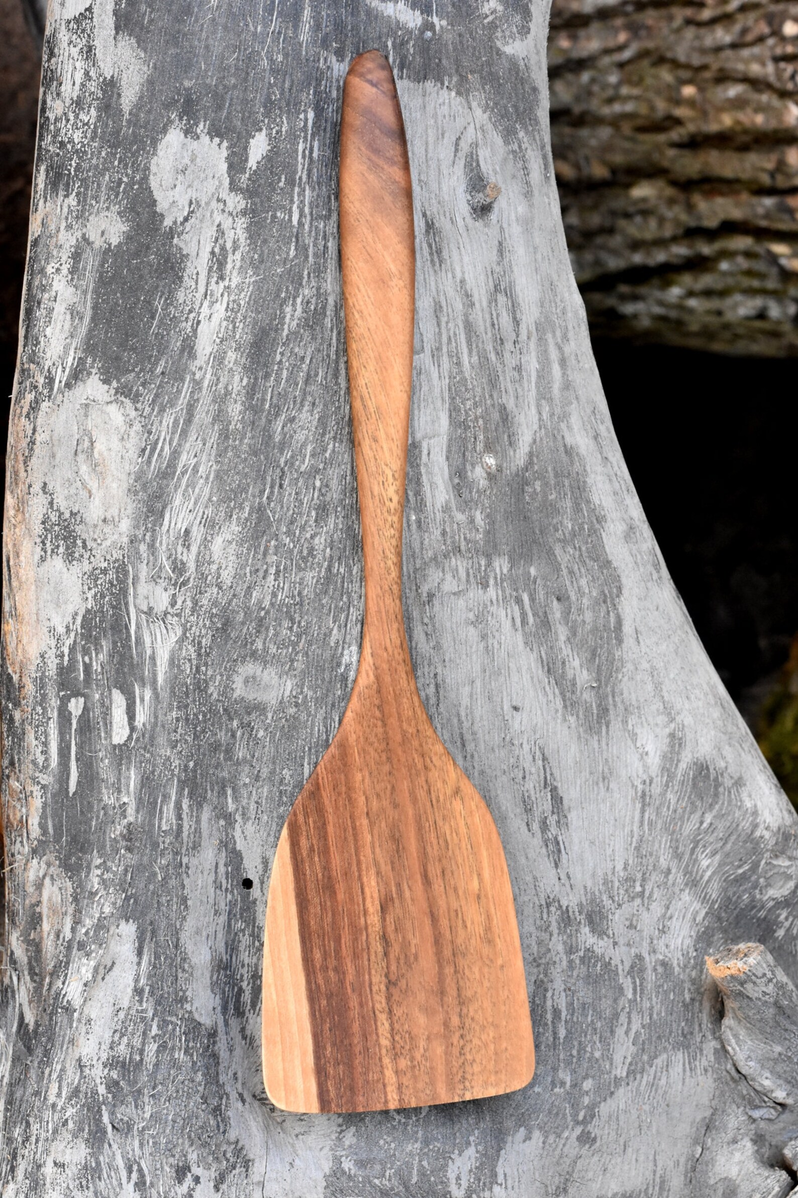 Elegant Cooking Spatula Black Walnut Pear Walnut Spatula - Etsy