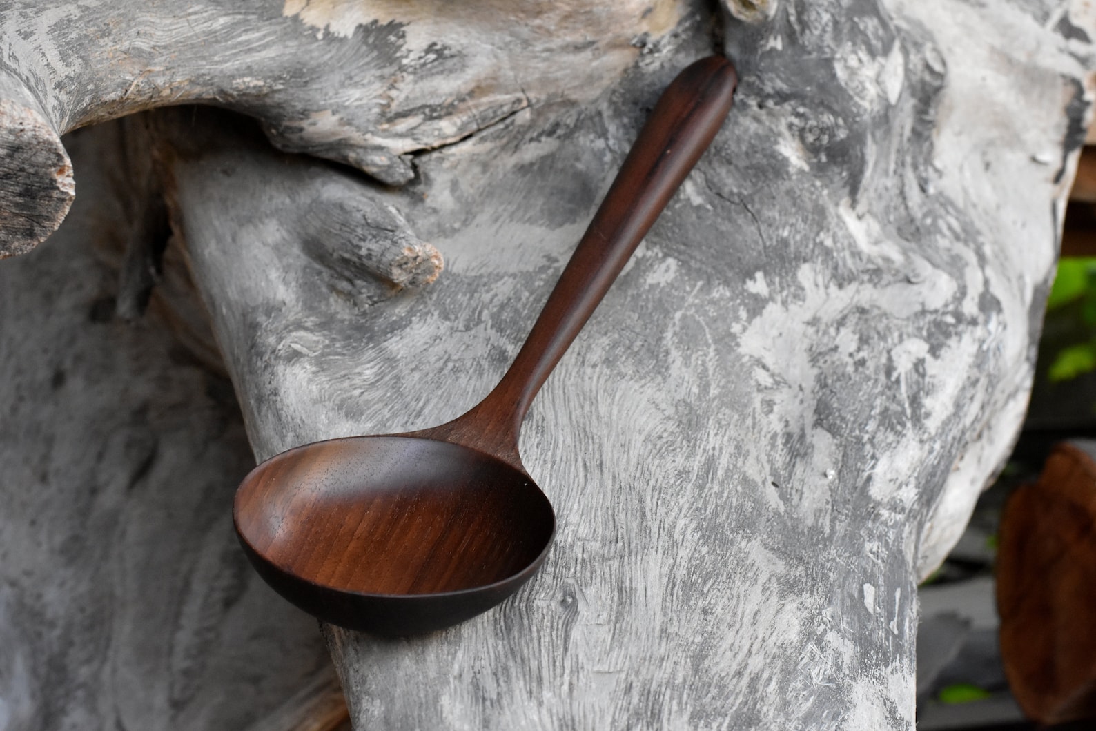 Black Walnut Ladle Wooden Spoon Handmade Serving Ladle Unique - Etsy
