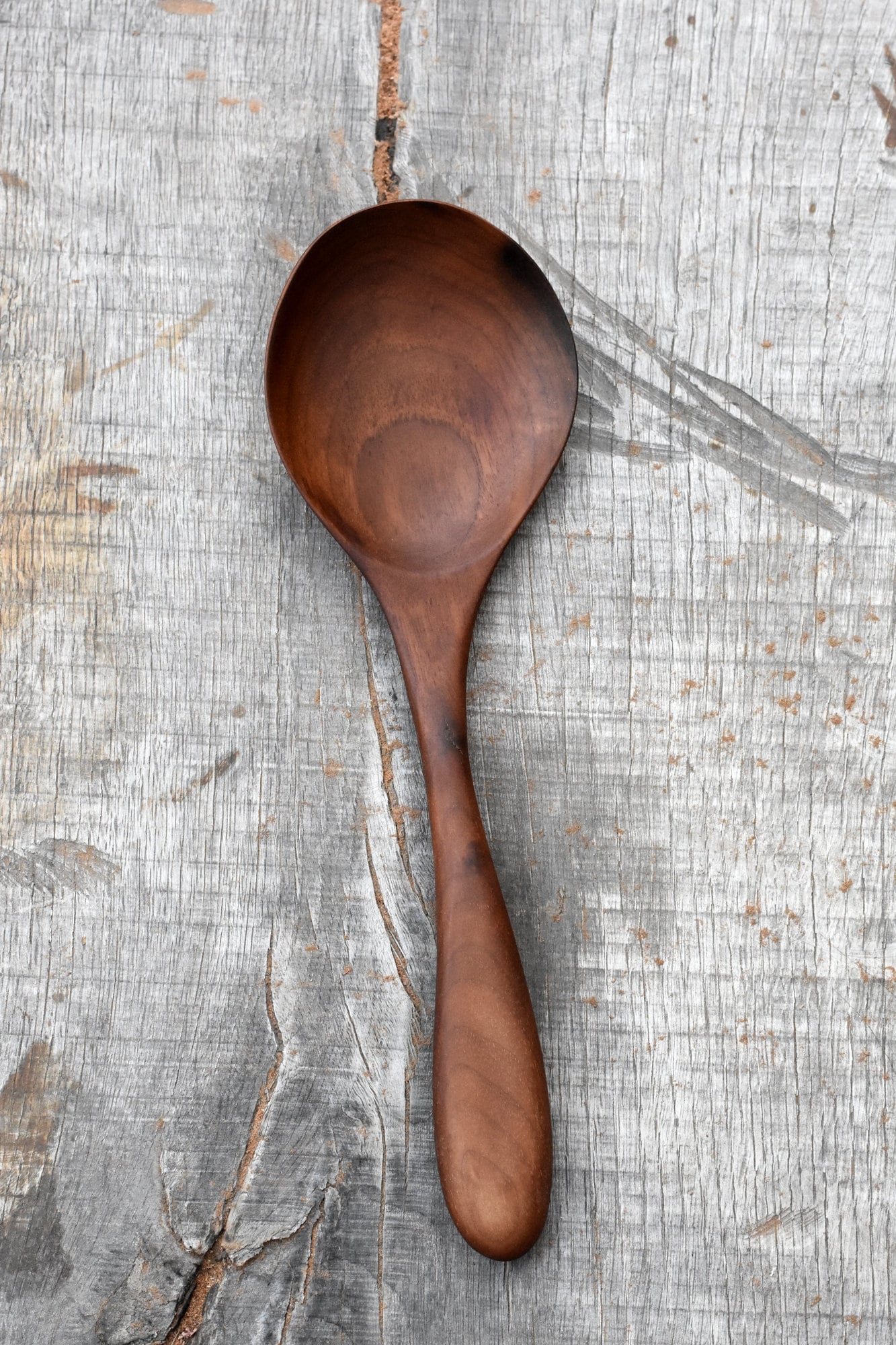 Wooden Serving Spoon / Wooden Laddle / Walnut/ Unique Wooden | Etsy