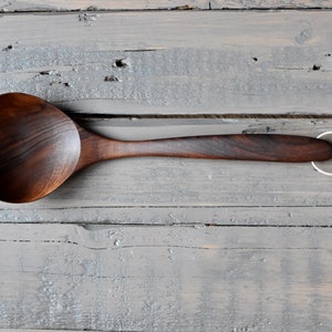 Wooden Ladle Wooden Spoon Handmade Serving Ladle Unique Wooden ...