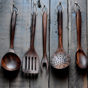 Wooden Cooking Utensils, Handmade Unique Cooking Utensils, Wooden ...