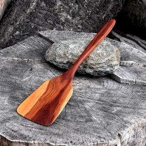 Elegant Cooking Spatula, Black Walnut, Pear, Plum, Walnut Spatula ...