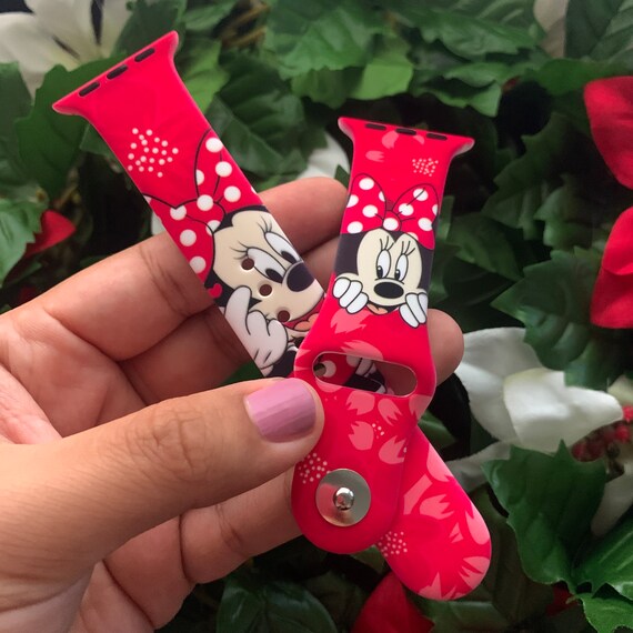 Minnie Mouse Apple Watch Band - Etsy