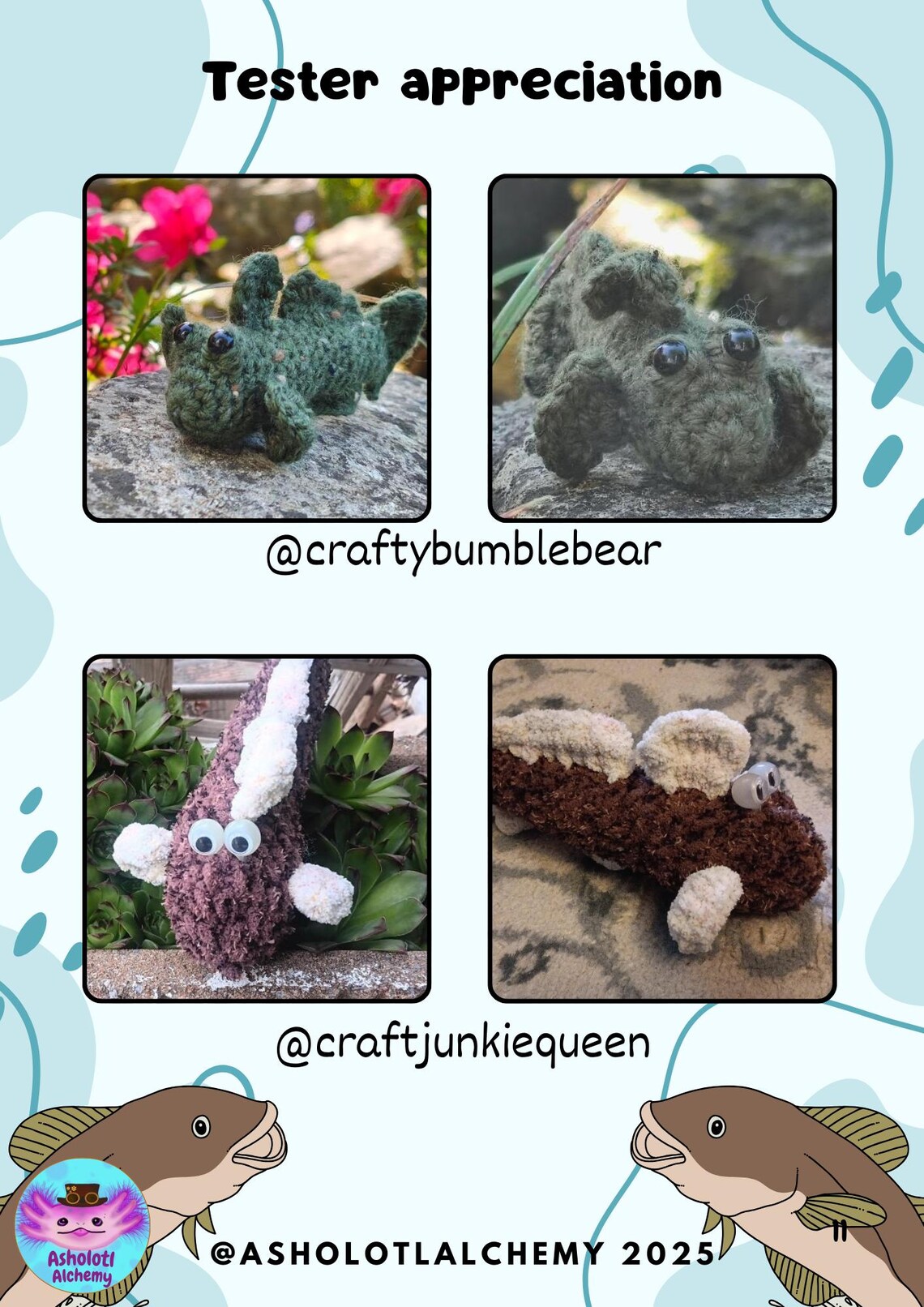 Mudskipper Crochet Pattern - Etsy