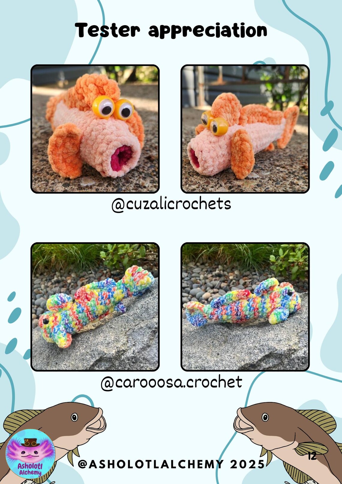Mudskipper Crochet Pattern - Etsy