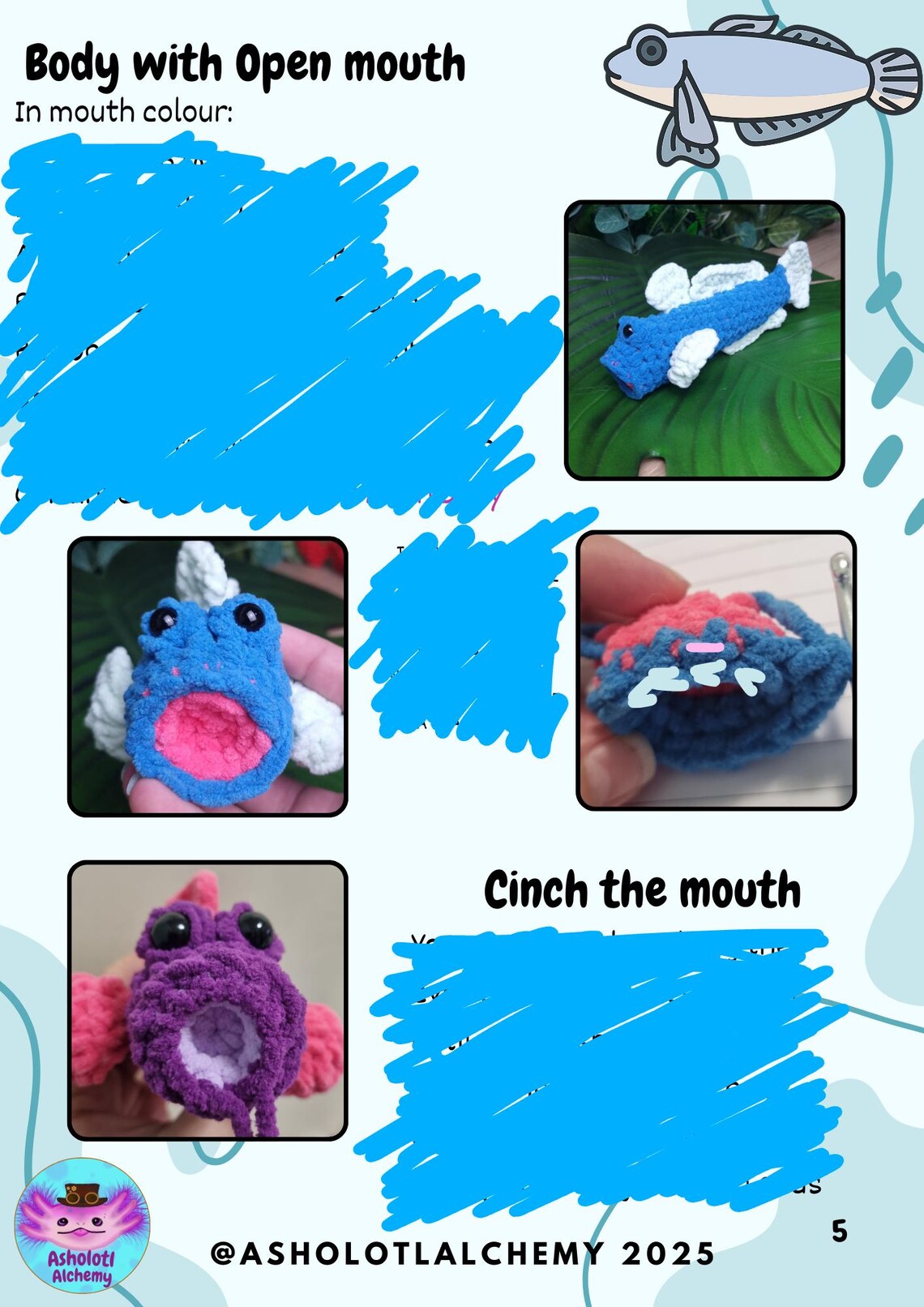 Mudskipper Crochet Pattern - Etsy