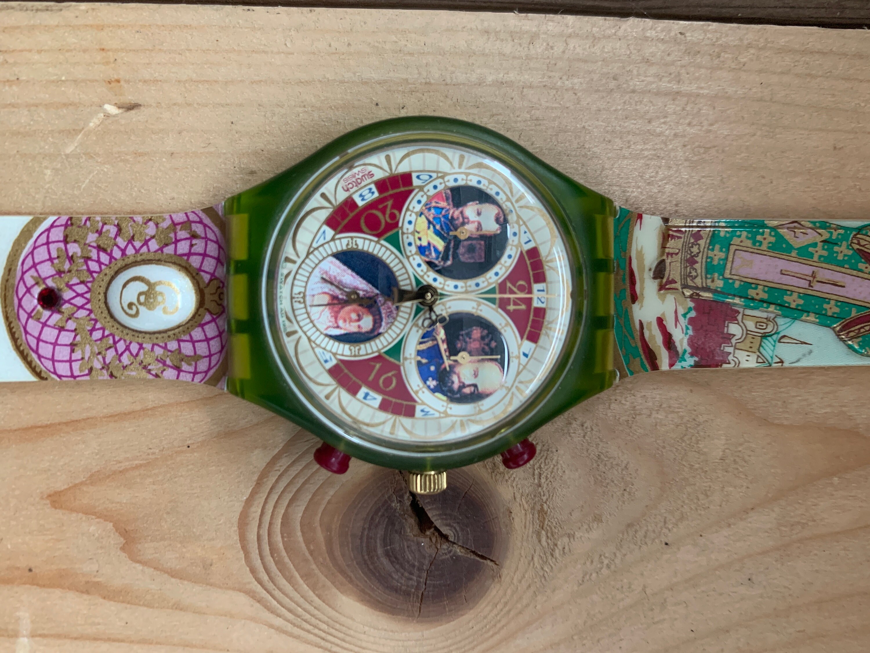 Swatch Chronograph Large Tsar / Zar Watch / RUSSIAN TREASURY SCG107 ...