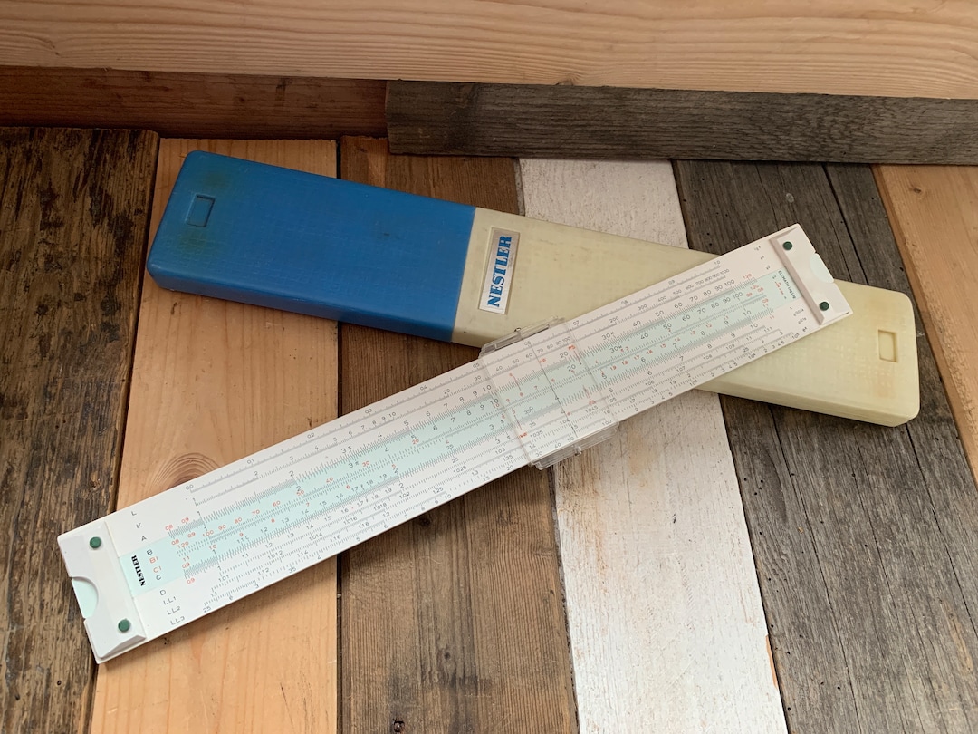 Nestler Elemath Log Log Duplex Double 35cm / 14 Slide Rule and Case ...