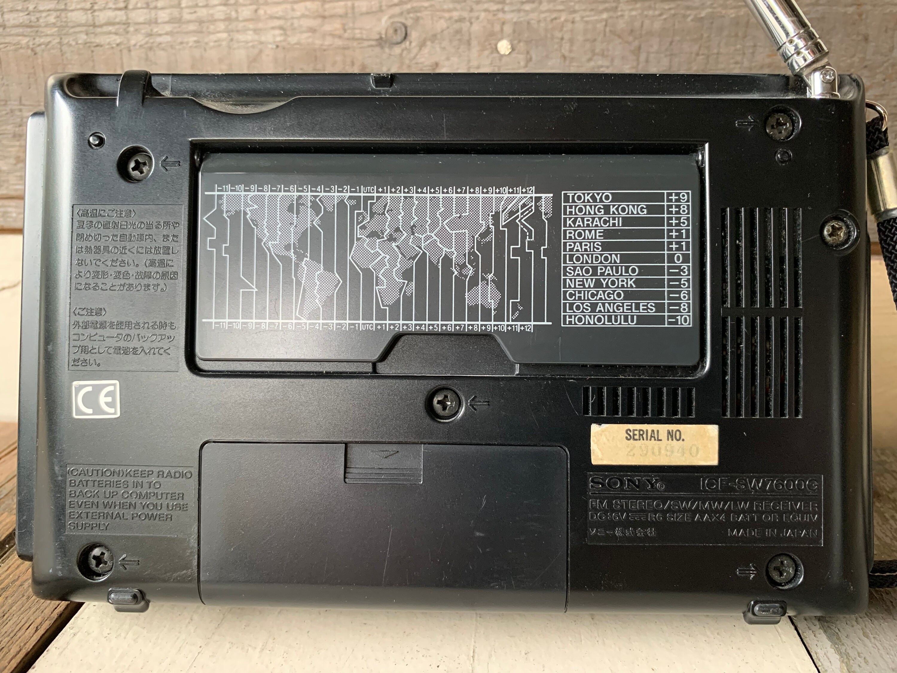 SONY ICF-SW7600G Multi Band World Receiver PPL Radio Handleiding Etui ...