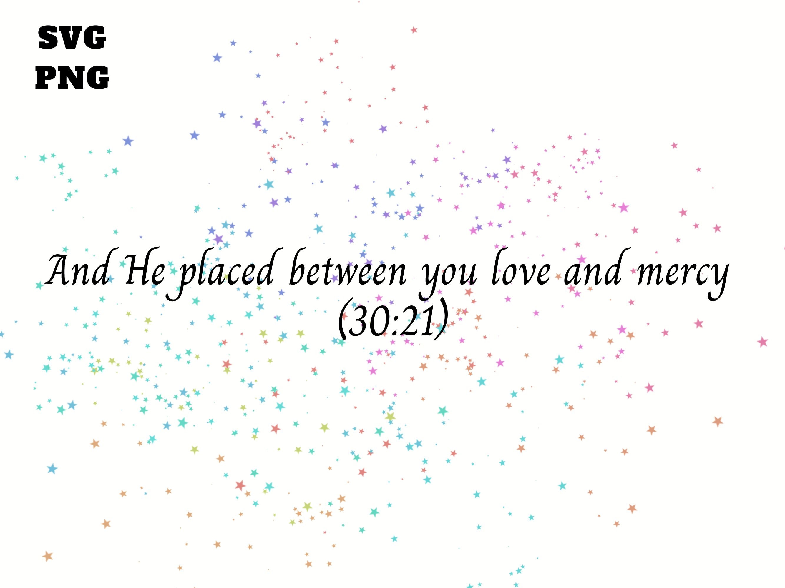 And He Placed Between You Love and Mercy 30:21 Islamic Arabic ...
