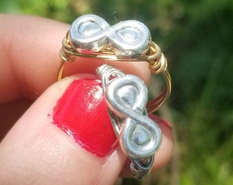 Figure 8 Knot Ring - Etsy