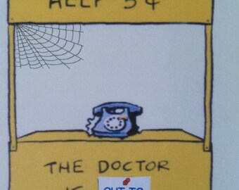 Magnet of Dr. is Out Peanut's cartoon 4 X 5 | Etsy