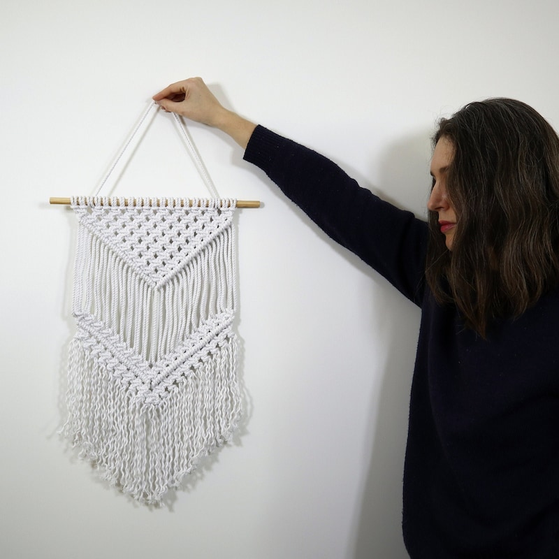 White Macrame - Etsy