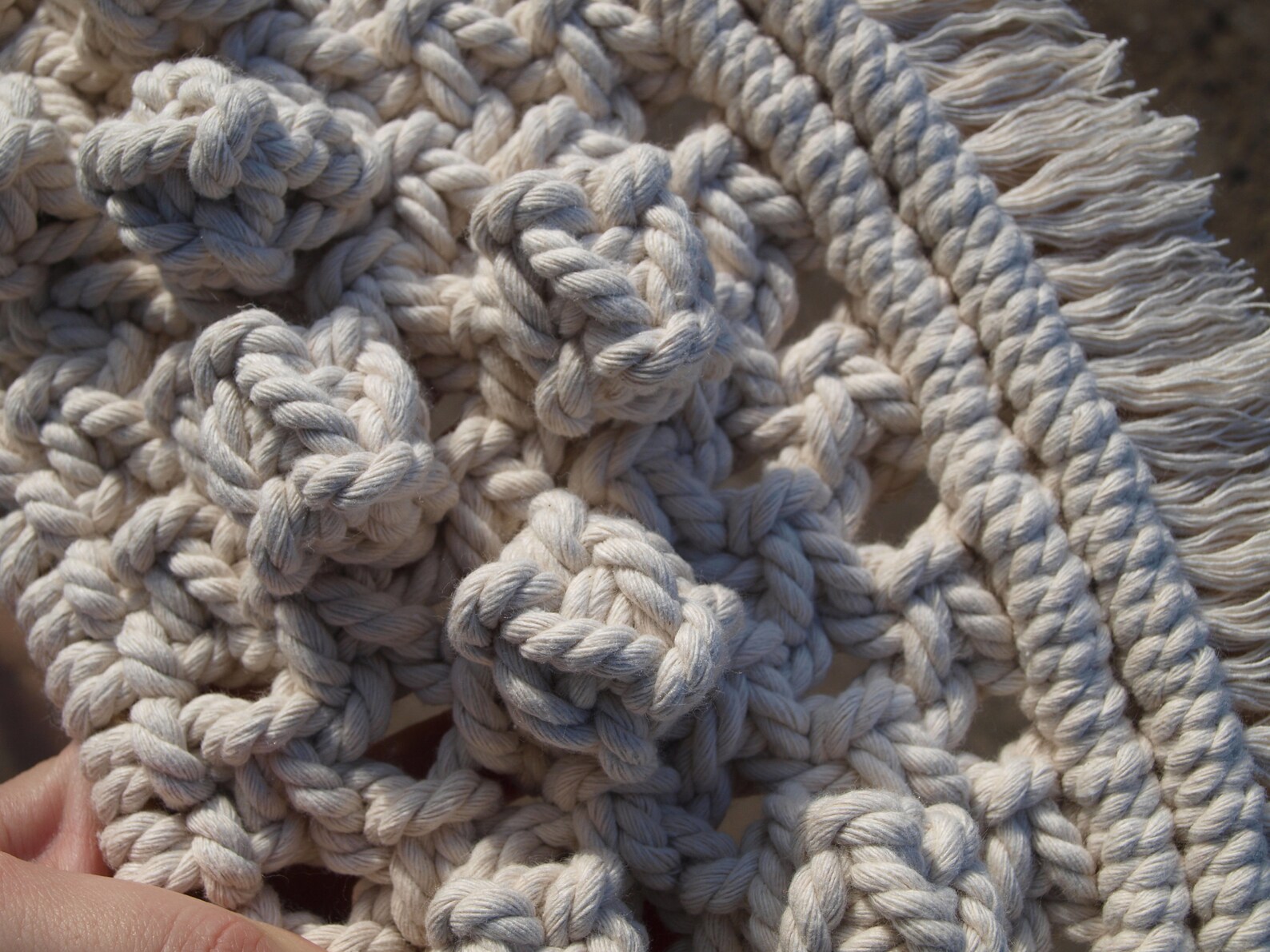 Round Macrame Wall Hanging Large Wall Decor Circular Wall - Etsy