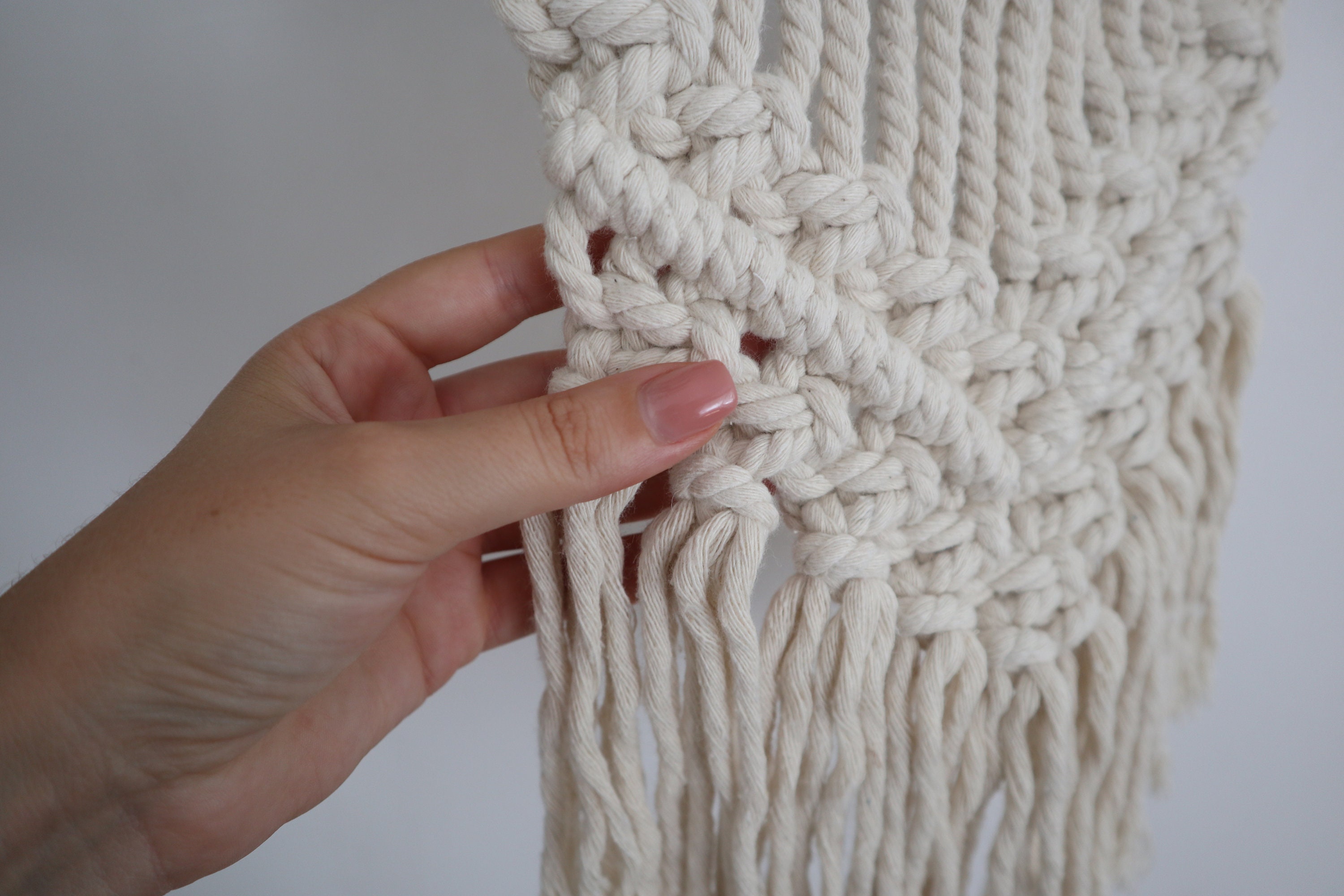 Small Macrame Wall Hanging Living Room Decor Small Wall - Etsy