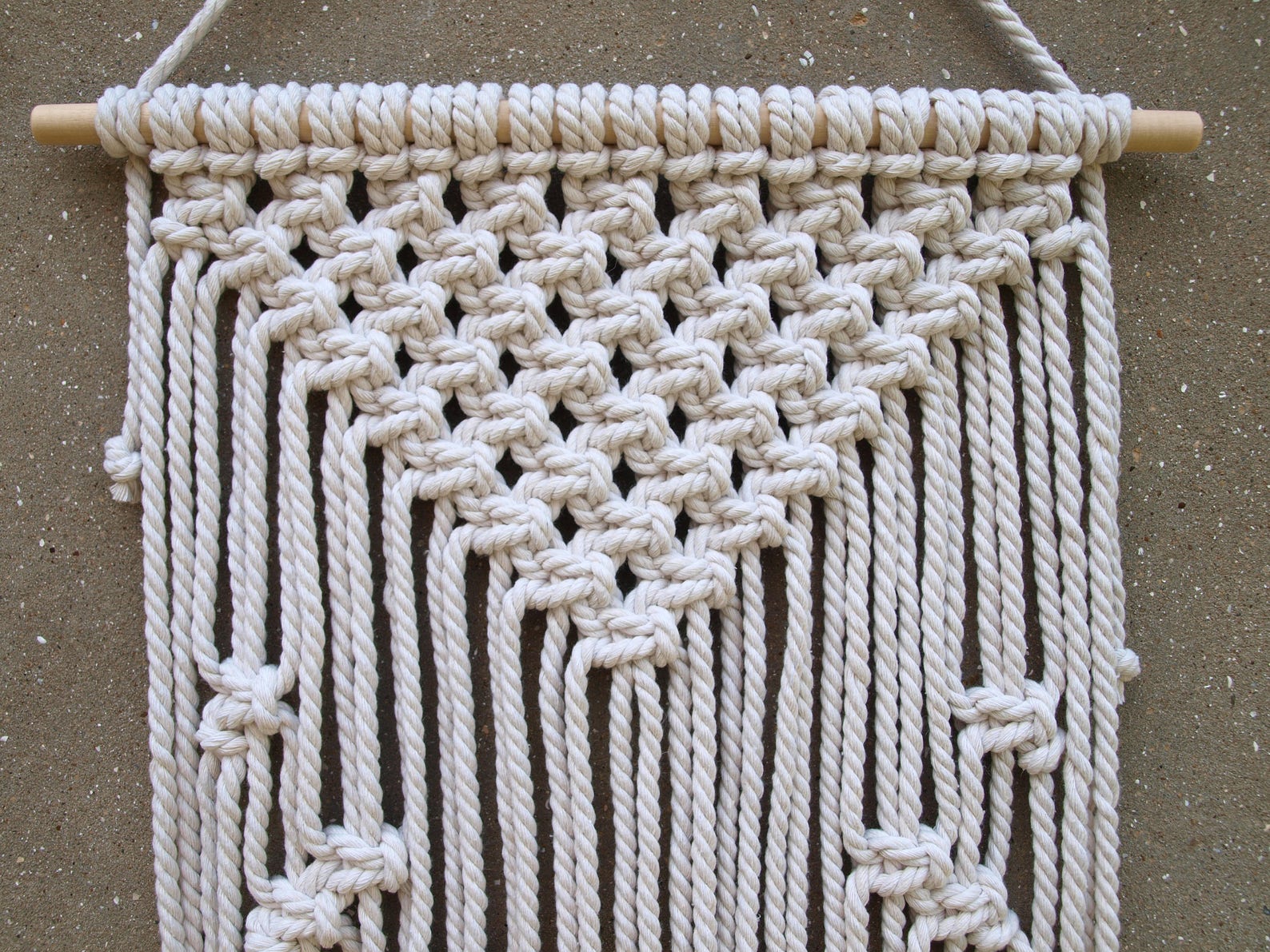 Long Macrame Wall Hanging Earthy Home Decor Unusual Gift - Etsy