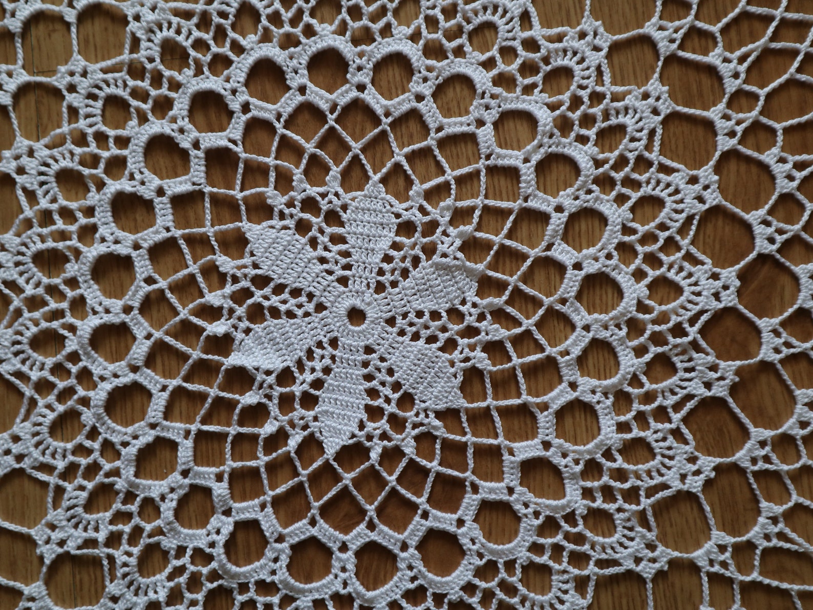 23 Round Table Topper Large Crochet Doily White Lace - Etsy