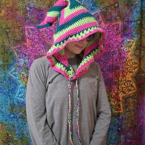 PATTERN ONLY Triangle Pixie Hood Pattern - Etsy