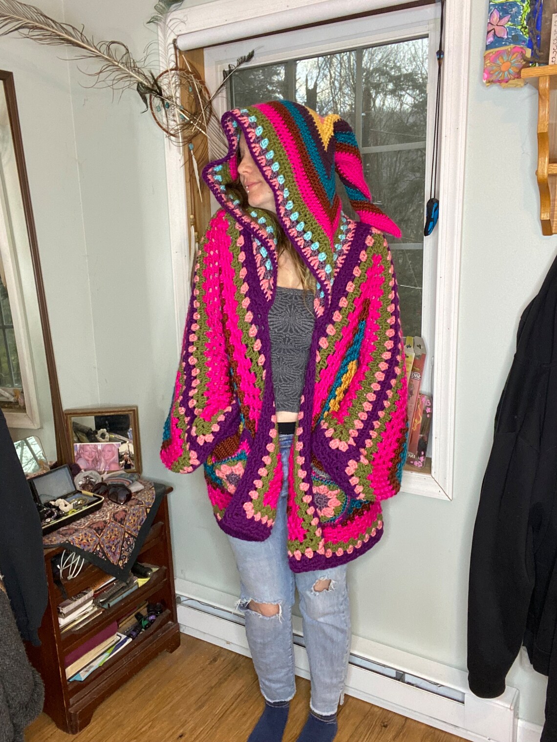 PATTERN ONLY Triangle Pixie Hood Pattern - Etsy