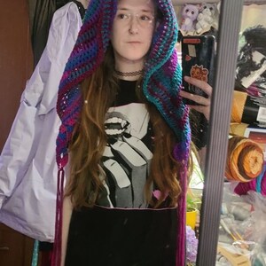 PATTERN ONLY Triangle Pixie Hood Pattern - Etsy UK