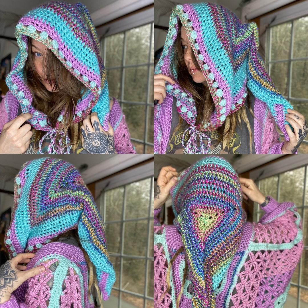 PATTERN ONLY Triangle Pixie Hood Pattern - Etsy