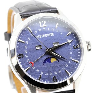 Meteorite Watch / Blue / Muonionalusta Meteorite / Japan Miyota 6P80 ...