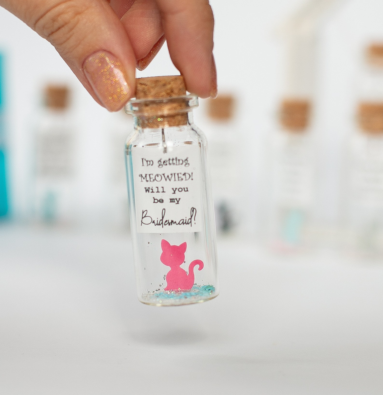 Maid of Honor Proposal Cute Cat Proposal Will You Be My - Etsy