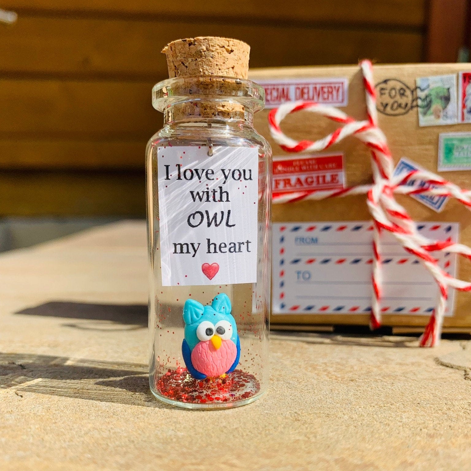 Owl Gift For Friend Miniature Owl Best Friend Gifts Cute | Etsy