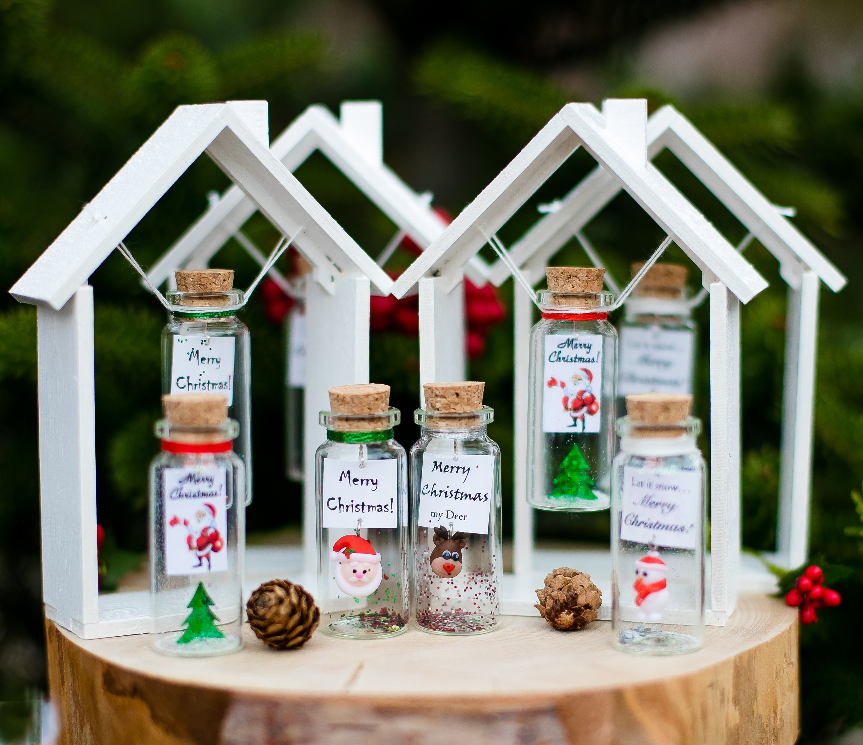 Best Friend Gifts Christmas Gift Set of 4 Wish Jars | Etsy