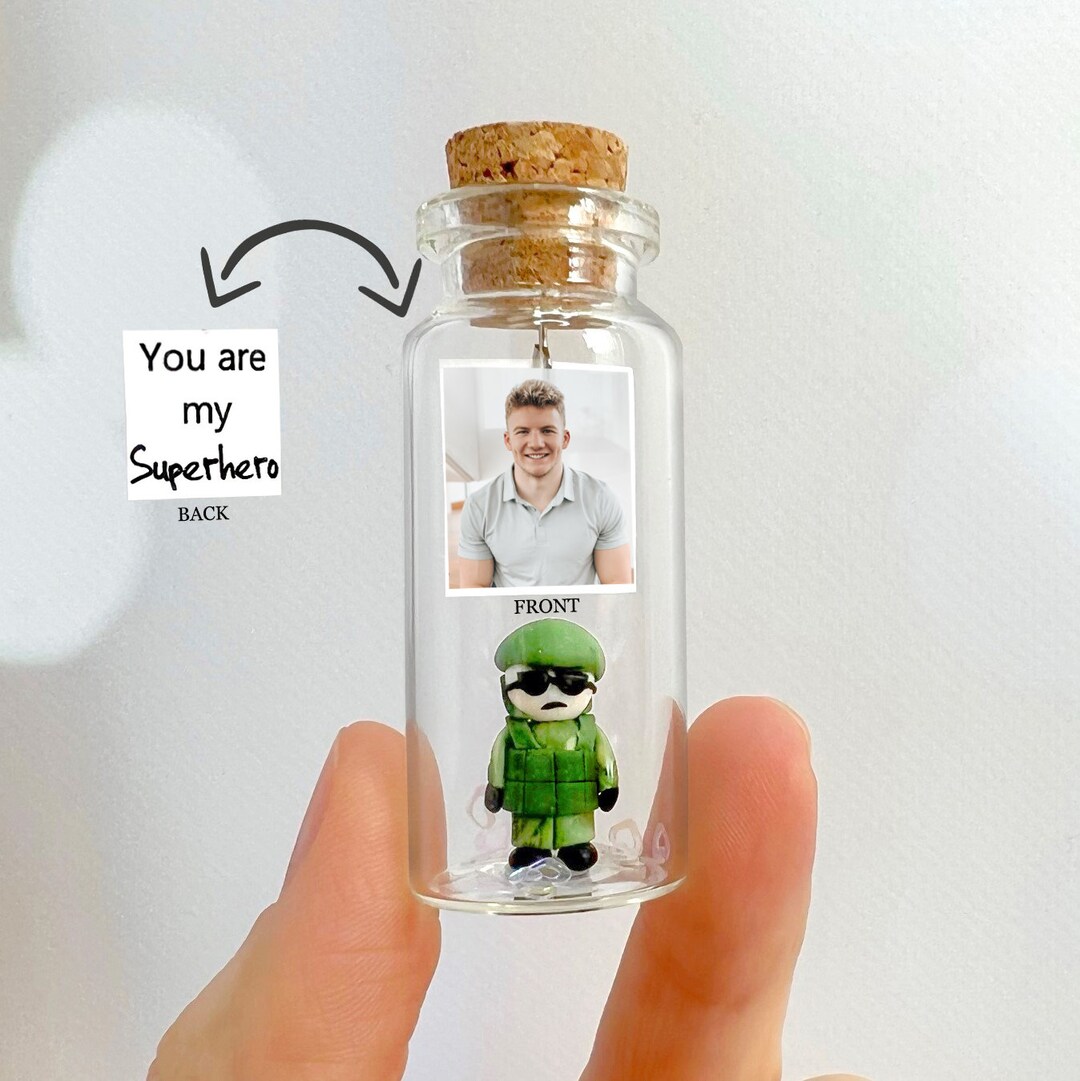 Military Army Gift for Him - Personalized Miniature Soldier and Custom ...