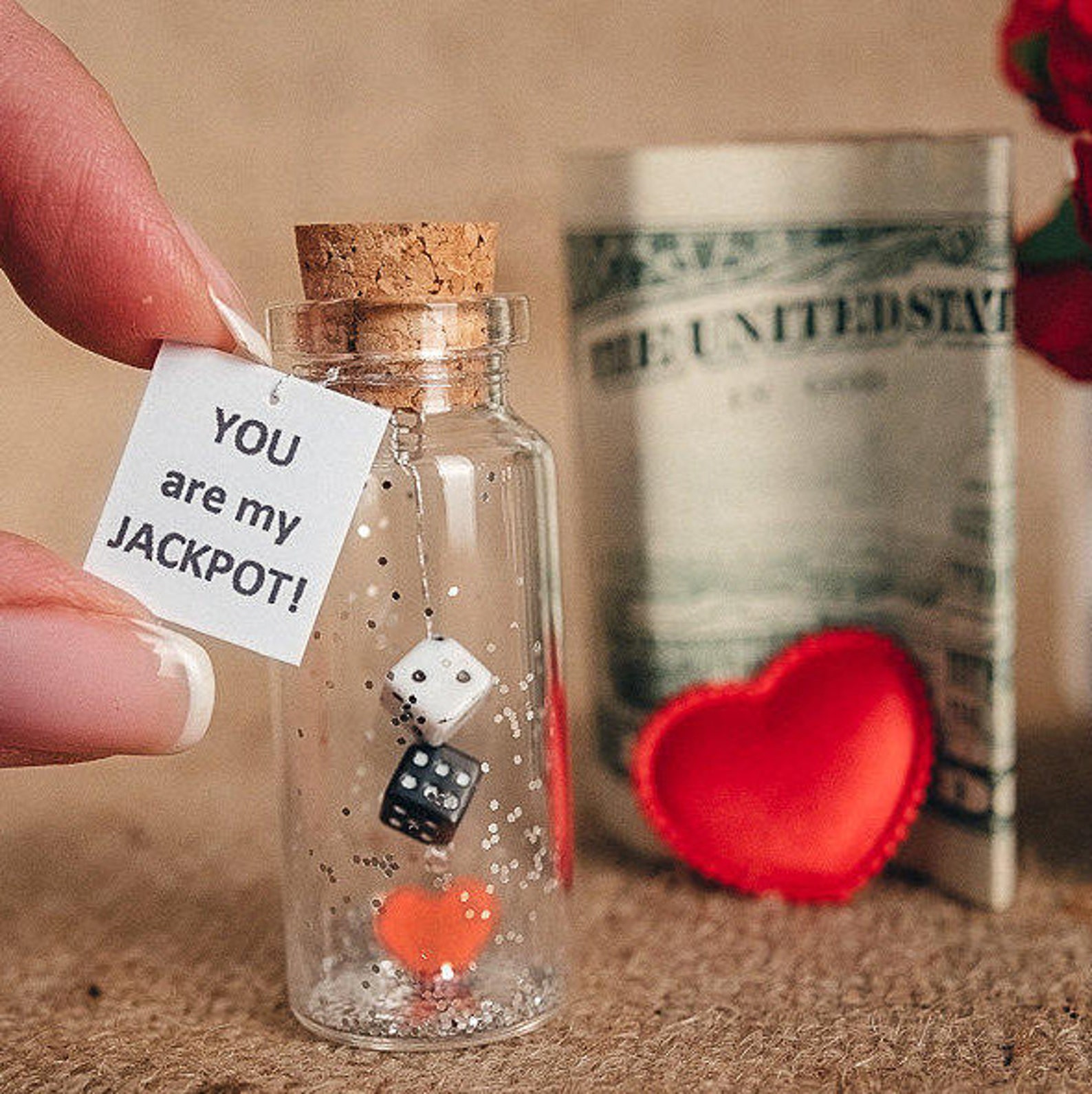 Personalized Gift for Girlfriend Tiny Message in a Bottle Love - Etsy
