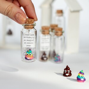Magic Poop Birthday Gift Funny Unicorn Birthday Gift for Friend Rainbow ...