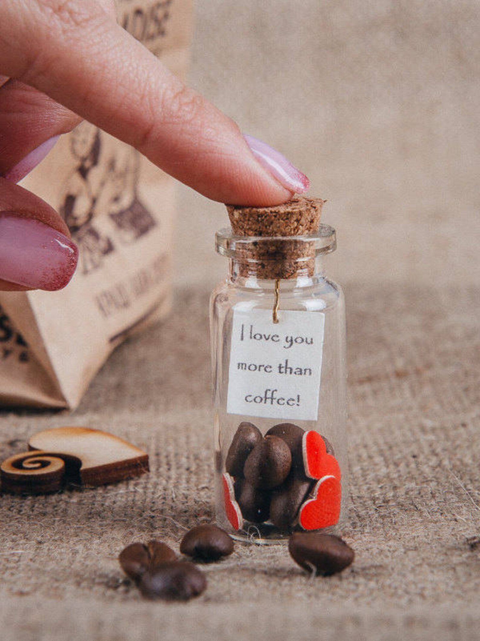 Romantic gifts for him Coffee lovers gift Personalized | Etsy