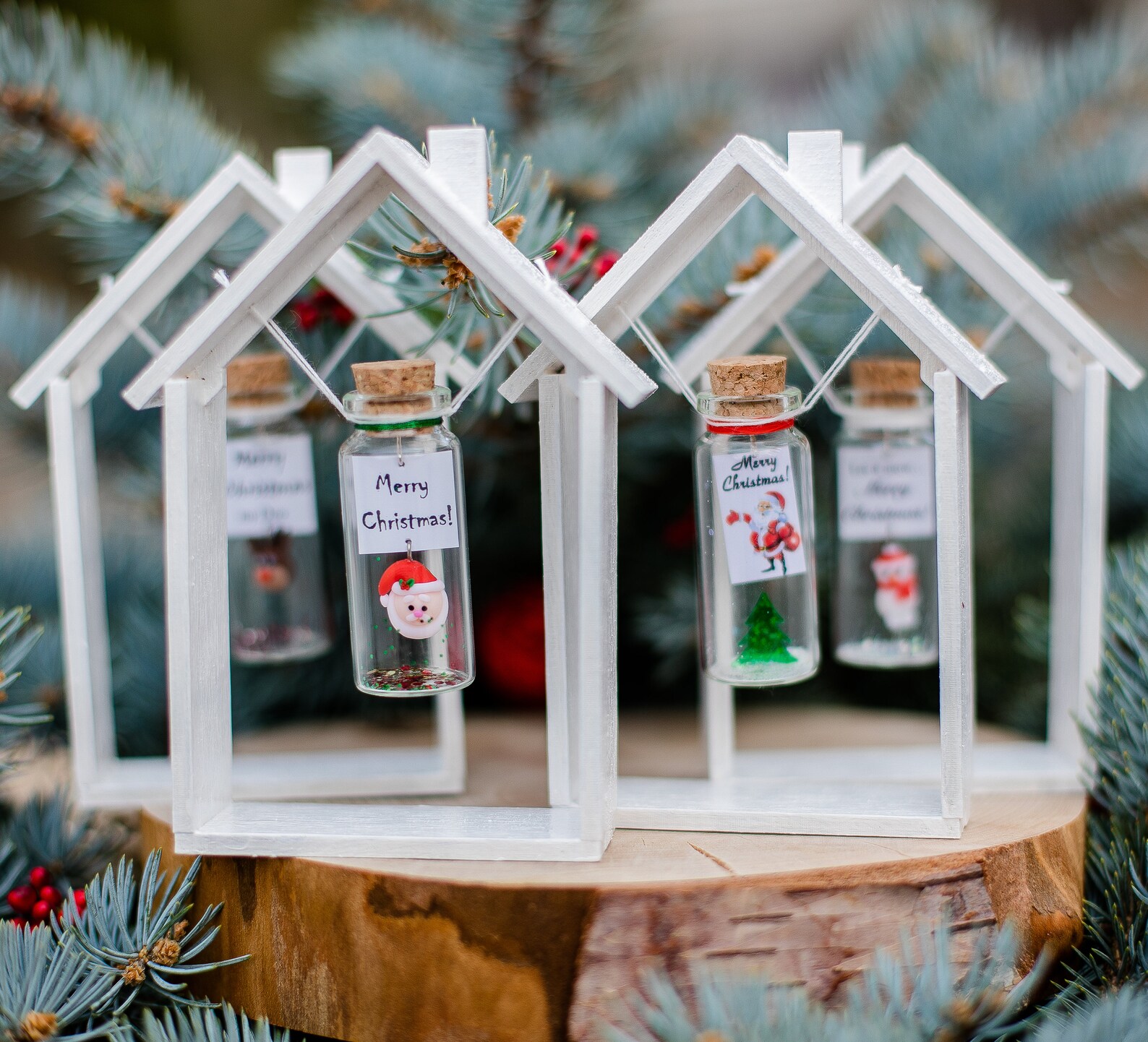 Best Friend Gifts Christmas Gift Set of 4 Wish Jars | Etsy