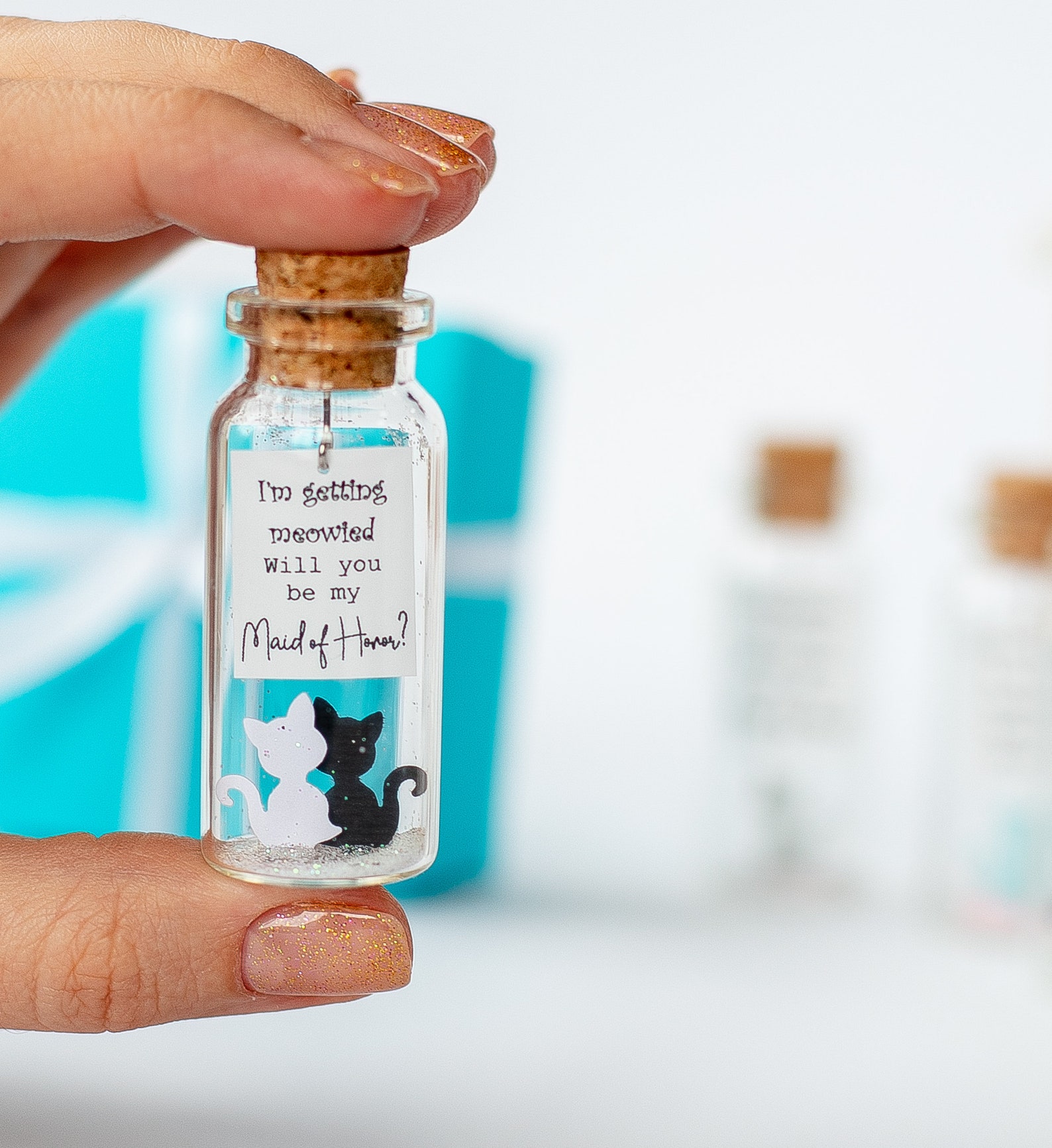 Maid of Honor Proposal Cute Cat Proposal Will You Be My - Etsy