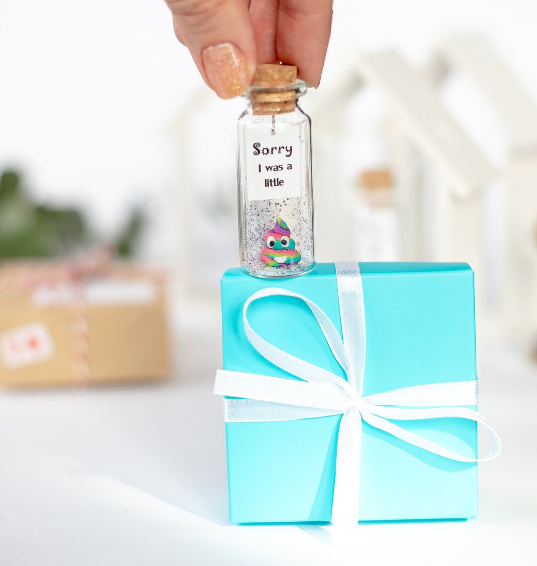 Cute Friendship Gift With Poop Emoji, Funny Unique Gift to Say Sorry ...