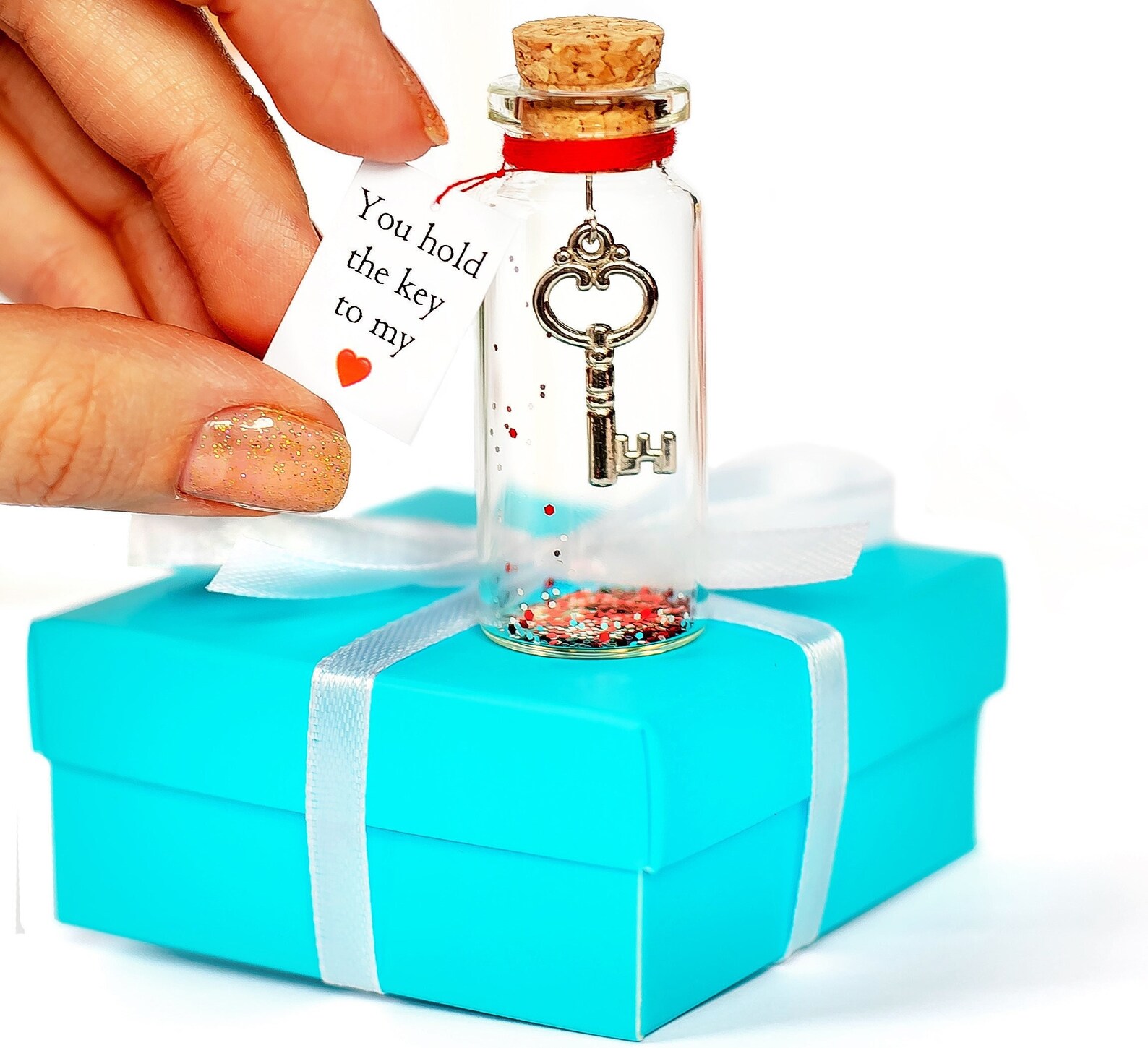 Sentimental Gift for Girlfriend, Valentine's Day Key to My Heart Gift ...
