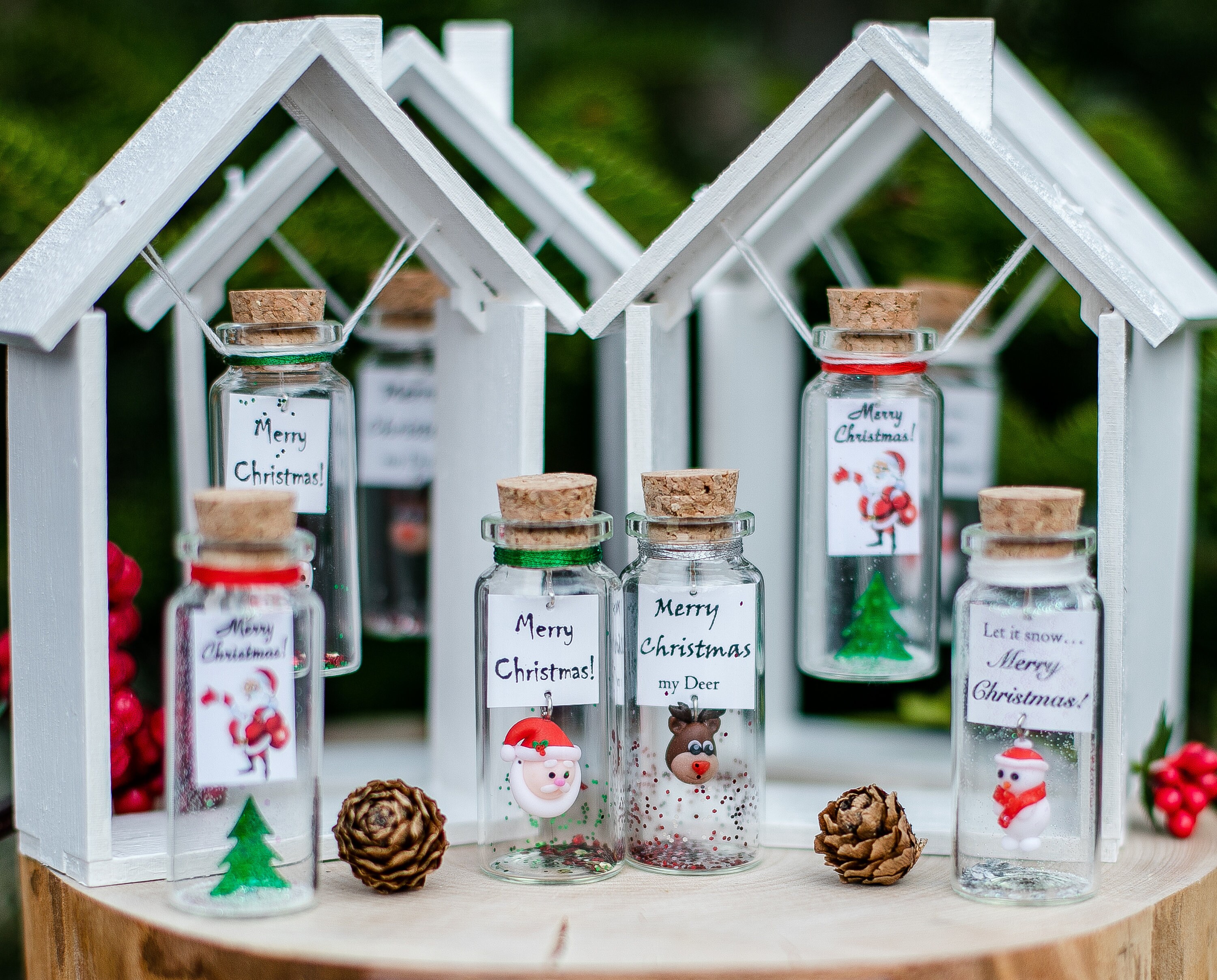 Best Friend Gifts Christmas Gift Set of 4 Wish Jars | Etsy