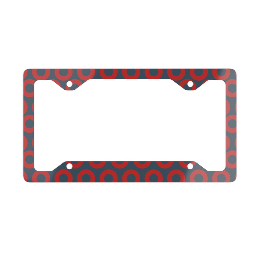 Phish Donut Pattern License Plate Frame - Etsy